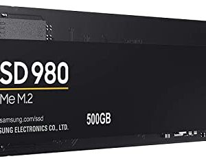 NATIVO HARVEST Sam-Sung 980 SSD M.2 NVMe/MZ-V8V500B / Interface Internal Solid State Drive with V-NAND Technology for Gaming, Heavy Graphics, Full Power Mode (500 GB)