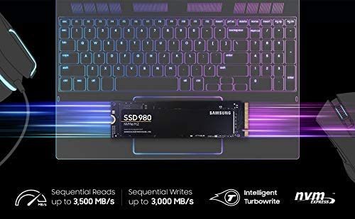 NATIVO HARVEST Sam-Sung 980 SSD M.2 NVMe/MZ-V8V500B / Interface Internal Solid State Drive with V-NAND Technology for Gaming, Heavy Graphics, Full Power Mode (500 GB)