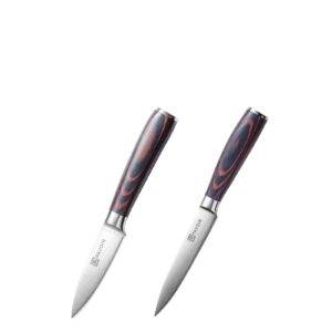 paudin paring knife and kitchen utility knife