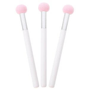 lurrose 3pcs foundation sponge powder puff mushroom head dry and wet makeup puff makeup brush sponge applicator concealer brush sponge for women girls