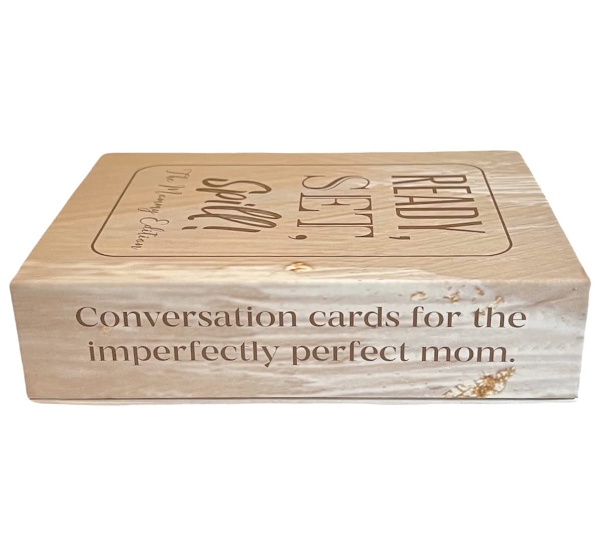 Postpartum Gifts for Moms and Parents-(Ready, Set, Spill! Conversation Cards: The Mommy Edition) 150 Insightful and Fun Questions for Social Gatherings, Therapeutic Settings, & Journal Writing Prompts