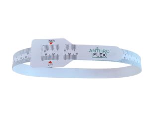 anthroflex infant head circumference tape measure for pediatrics, baby, babies pvc plastic reusable (500)