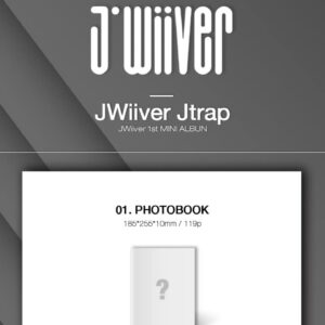 JWiiver Jtrap 1st Mini Album CD+119p PhotoBook+2p PhotoCard+1p Sticker+1p Polaroid+1p Postcard+1p Life 4Cut+Tracking Kpop Sealed