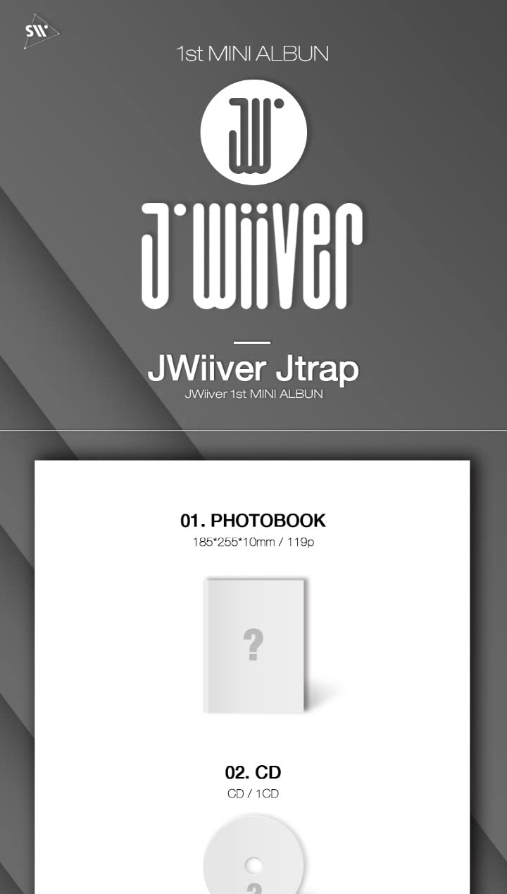 JWiiver Jtrap 1st Mini Album CD+119p PhotoBook+2p PhotoCard+1p Sticker+1p Polaroid+1p Postcard+1p Life 4Cut+Tracking Kpop Sealed