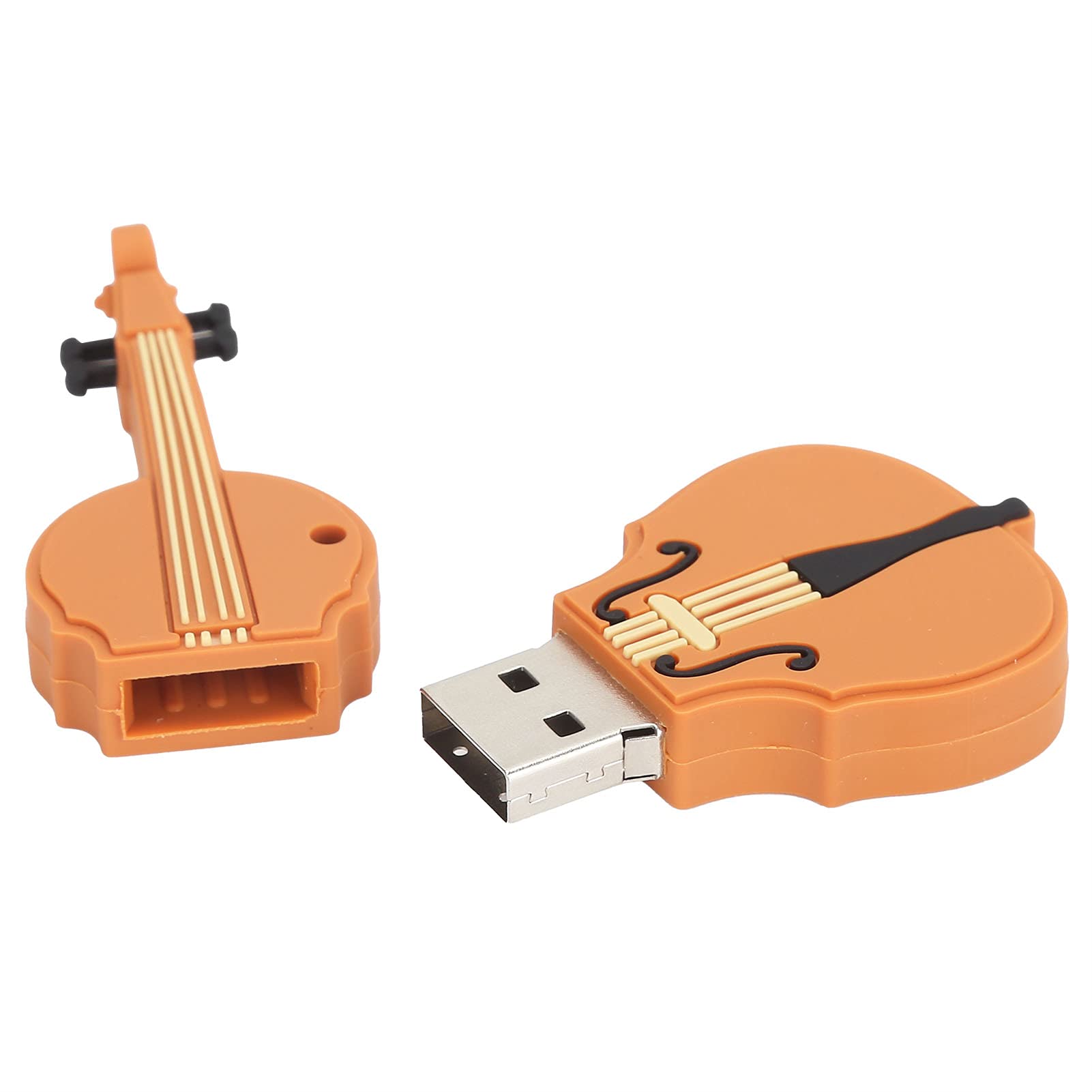 USB Flash Drive, Violin Shaped USB 2.0 Memory Stick Pen Drive Novelty Thumb Drive, Portable USB Drive Pendrive(16GB)