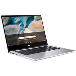 Acer Chromebook Spin 514 2-in-1 Laptop, 14" FHD Touchscreen, AMD Ryzen 3 3250C, 4GB DDR4 RAM, 128GB Storage (64GB eMMC + broag 64GB Flash Drive), 802.11AC WiFi, Bluetooth 5.0, Silver, Chrome OS