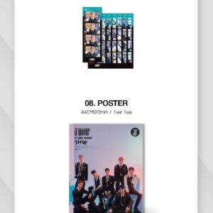 JWiiver Jtrap 1st Mini Album CD+1p Poster+119p PhotoBook+2p PhotoCard+1p Sticker+1p Polaroid+1p PostCard+1p Life 4Cut+Tracking Kpop Sealed