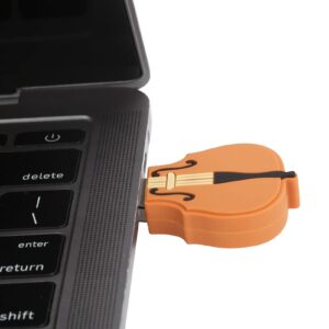 USB Flash Drive, Violin Shaped USB 2.0 Memory Stick Pen Drive Novelty Thumb Drive, Portable USB Drive Pendrive(16GB)