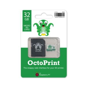 inland octoprint pre-flashed 32gb micro sd card for 3d print monitoring controlling, compatible with most consumer 3d printer