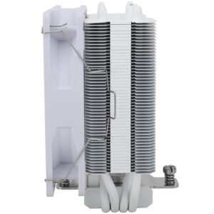 Thermalright AssassinX120 SE ARGB White CPU Air Cooler, 4 Heat Pipes, TL-C12CW-S PWM Quiet Fan CPU Cooler with S-FDB Bearing, for AMD AM4 AM5/Intel 1700/1150/1151/1200