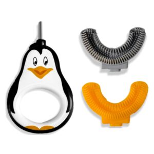 rudrksh u shaped toothbrush (penguin shape toothbrush with 2 heads)