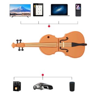 USB Flash Drive, Violin Shaped USB 2.0 Memory Stick Pen Drive Novelty Thumb Drive, Portable USB Drive Pendrive(16GB)