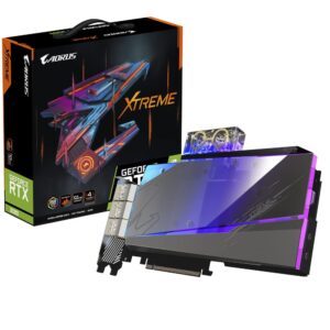 gigabyte aorus geforce rtx 3080 xtreme waterforce wb 12g graphics card & water block cooling system, 12gb 384-bit gddr6x, gv-n3080aorusx wb-12gd video card