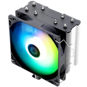 thermalright assassin x120se argb cpu air cooler,4 heatpipes,120mm pwm fan,aluminium heatsink cover,for amd am4 am5/intel 1150/1151/1200/1700