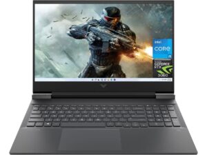 hp victus gaming laptop, 16.1" 144 hz display, nvidia geforce rtx 3060 graphics, 12 core intel core i5 12500h processor up to 4.5 ghz, 64gb ddr5 ram, 2tb ssd, backlit keyboard, windows 11 home