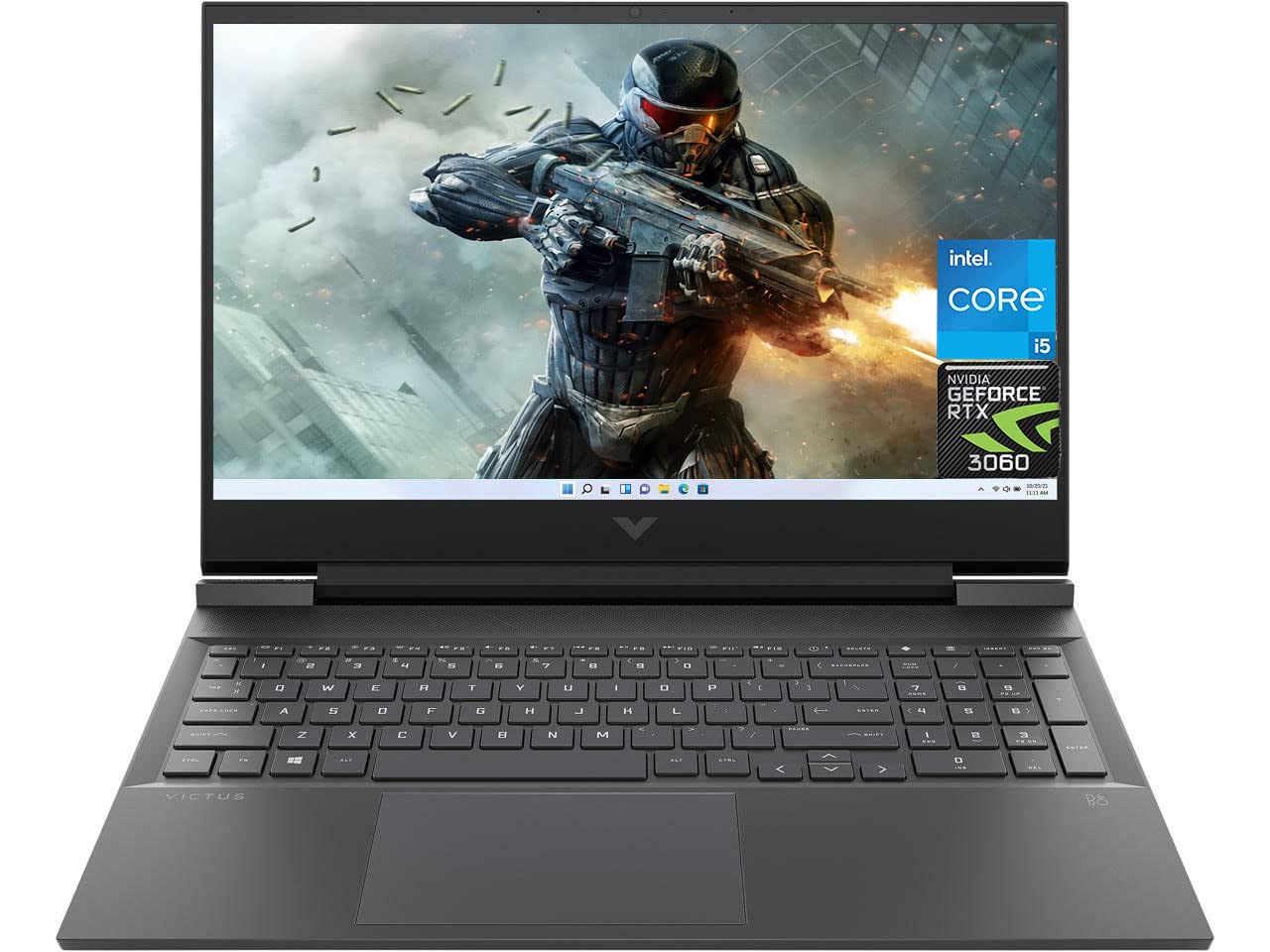 HP Victus Gaming Laptop, 16.1" 144 Hz Display, NVIDIA GeForce RTX 3060 Graphics, 12 Core Intel Core i5 12500H Processor Up to 4.5 Ghz, 64GB DDR5 RAM, 2TB SSD, Backlit Keyboard, Windows 11 Home