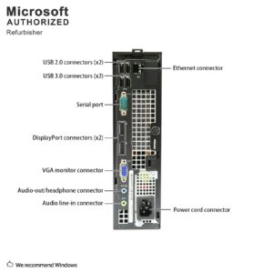 Dell OptiPlex 7010 Ultra Small Form Factor Desktop PC - Intel Core i5-3470S 2.9GHz, 8GB, 240GB SSD, Windows 10 Professional (Renewed)