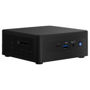 intel nuc nuc11pahi7 mini pc, quad-core i7, nvme ssd, 32gb ram, 1tb nvme, wifi 6, bt 5.0, thunderbolt 3, 8k support, quadruple monitor capable - the ultimate htpc solution for high-performance!