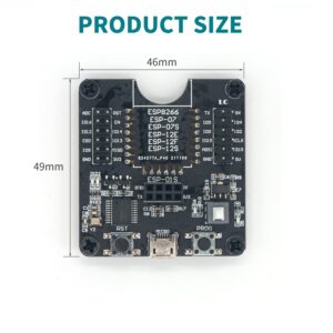 Sinkr ESP-8266 Development Board Test Burning Fixture Tool for ESP-01 01S 12E 12F 12S 18T(KIT A)