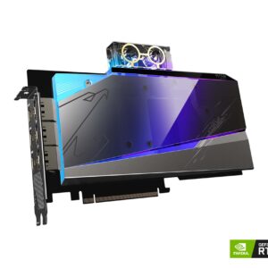 GIGABYTE AORUS GeForce RTX 3080 Xtreme WATERFORCE WB 12G Graphics Card & Water Block Cooling System, 12GB 384-bit GDDR6X, GV-N3080AORUSX WB-12GD Video Card