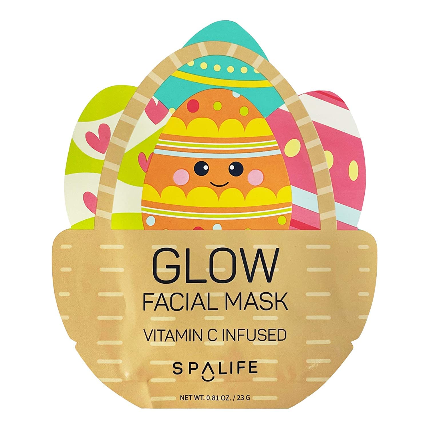 SpaLife Easter Egg Glow Facial Mask 5 Pack