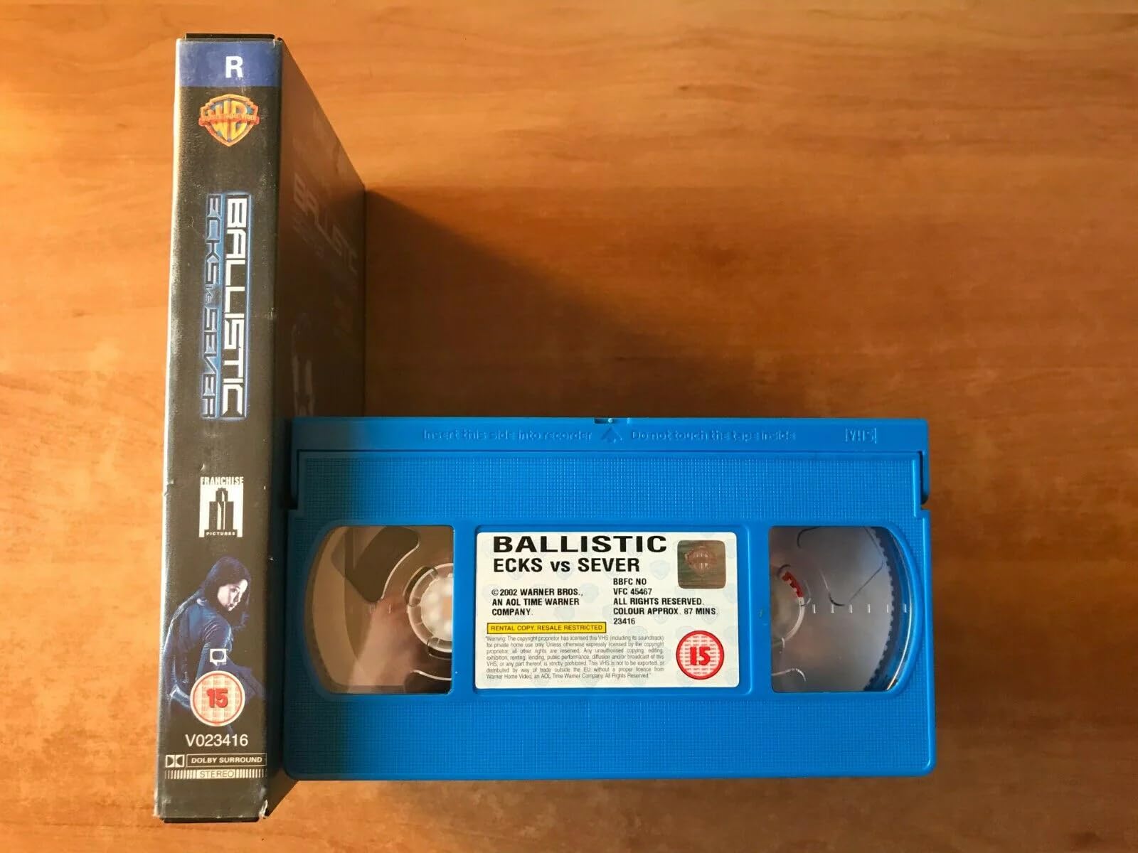 Ballistic - Ecks vs Sever - Lucy Lui / Banderas - Ex-Rental - Action Video - VHS