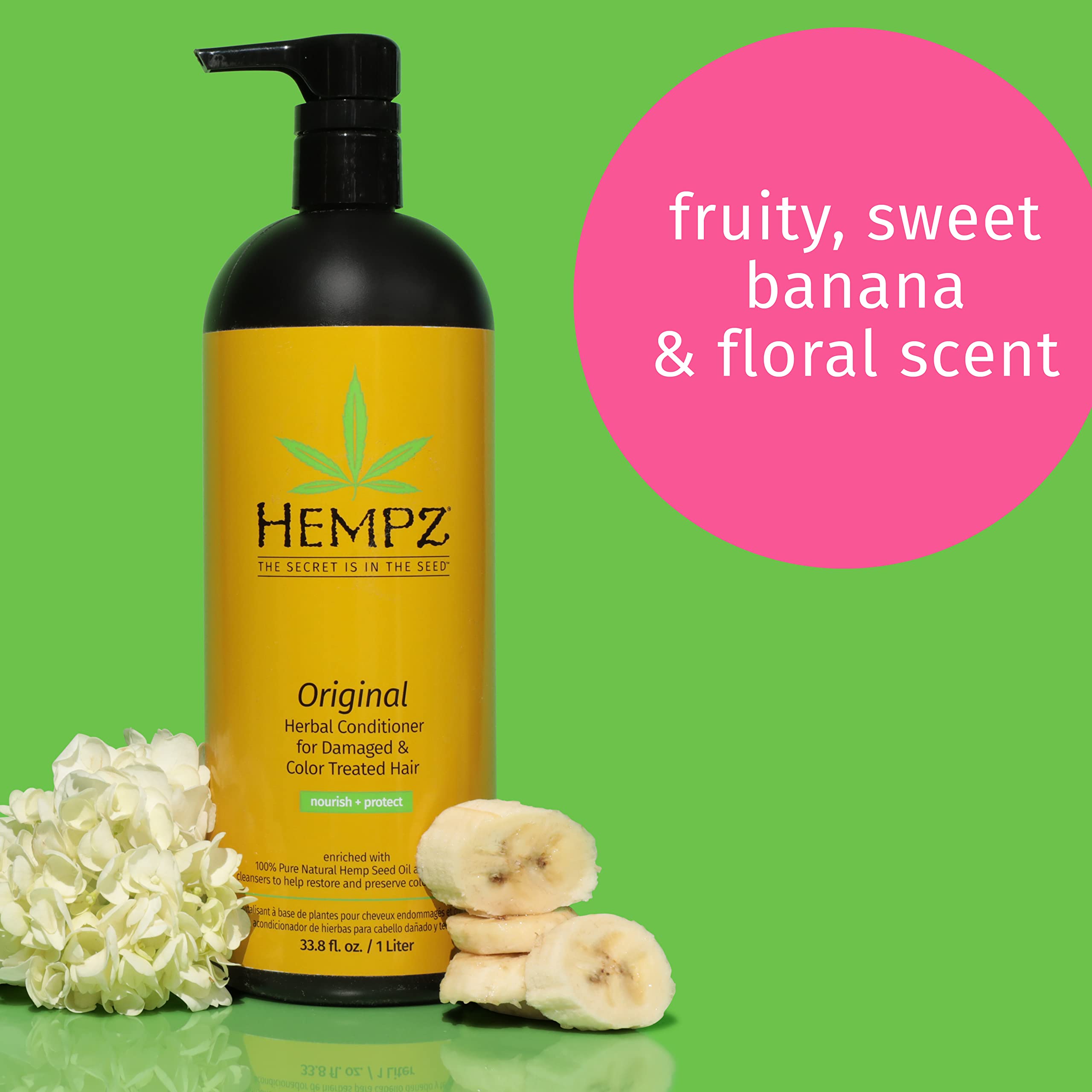 Hempz Original Herbal Conditioner 33.8 oz.