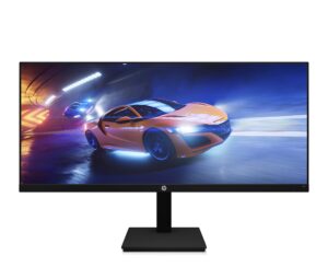 hp x27 gaming monitor 27 inch fhd 1080p ips 165hz 1ms pivot rotation amd freesync premium height adjustable stand vesa mountable adaptive sync for gamer console, desktop, pc, laptop, black (renewed)