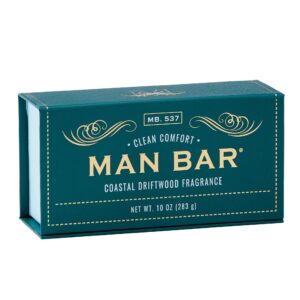 san francisco soap company coastal driftwood fragrance man bar - clean - no harmful chemicals - good for all skin types - made in the usa