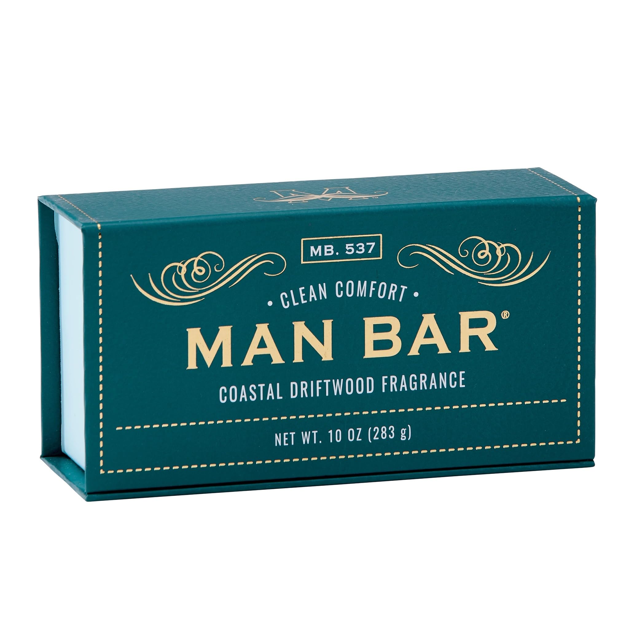 San Francisco Soap Company Coastal Driftwood Fragrance Man Bar - CLEAN - No Harmful Chemicals - Good for All Skin Types - Made in the USA