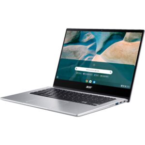 Acer Chromebook Spin 514 2-in-1 Laptop, 14" FHD Touchscreen, AMD Ryzen 3 3250C, 4GB DDR4 RAM, 128GB Storage (64GB eMMC + broag 64GB Flash Drive), 802.11AC WiFi, Bluetooth 5.0, Silver, Chrome OS