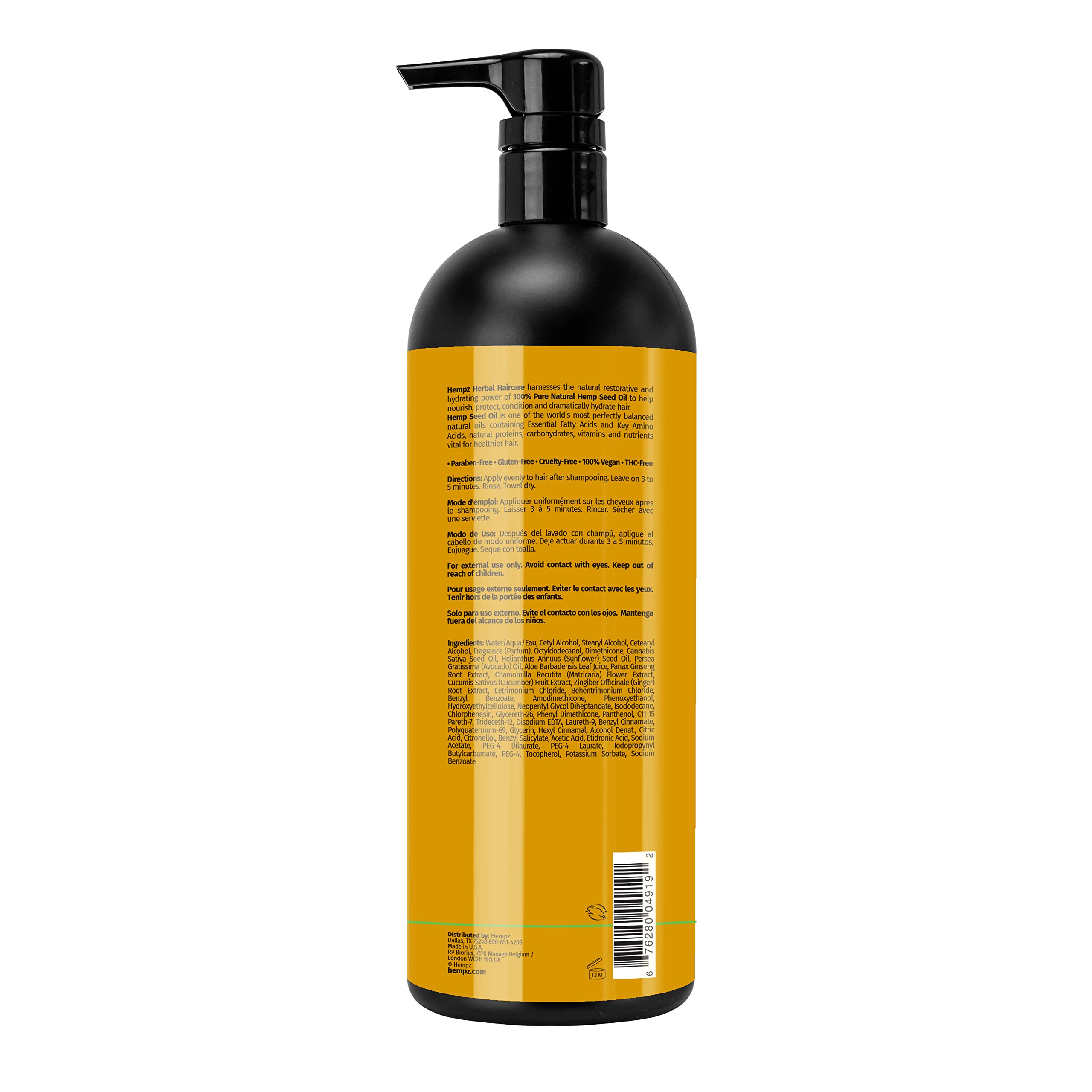 Hempz Original Herbal Conditioner 33.8 oz.