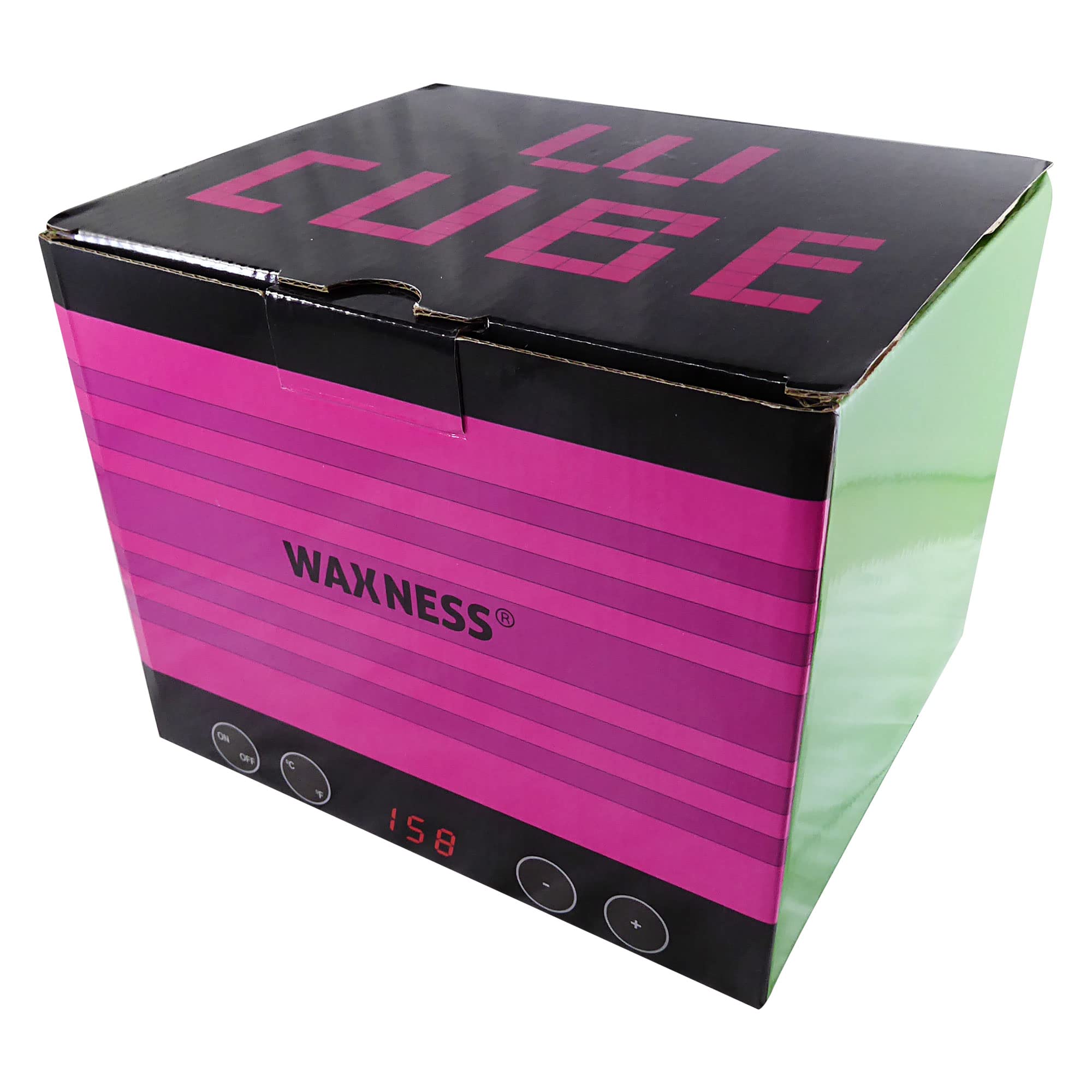 Waxness Wax Warmer W-CUBE Pink Digital 16 oz 1 lb