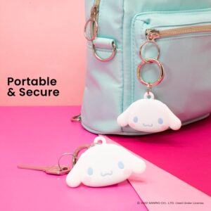 iFace Hello Kitty ♡ Pusheen Case Designed for Apple AirTag - Silicone Protective Air Tag Cover [Limited Edition] [Cute Character Case] [Carabiner Keychain Clip Included] [for Dog Collars, Keys, etc.]