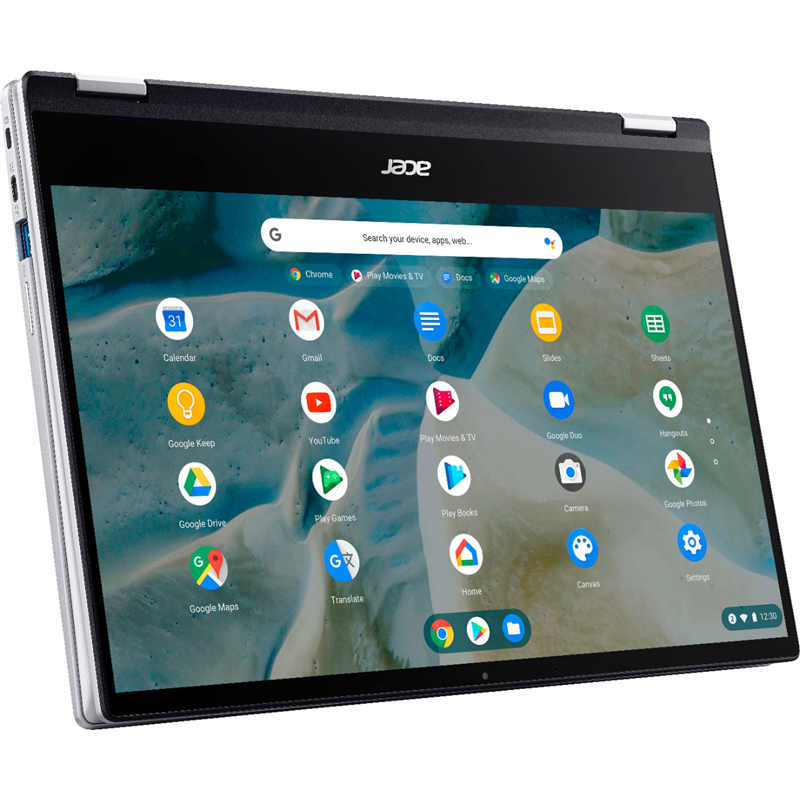 Acer Chromebook Spin 514 2-in-1 Laptop, 14" FHD Touchscreen, AMD Ryzen 3 3250C, 4GB DDR4 RAM, 128GB Storage (64GB eMMC + broag 64GB Flash Drive), 802.11AC WiFi, Bluetooth 5.0, Silver, Chrome OS