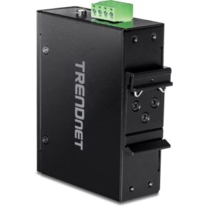 TRENDnet 95W 2-Port Industrial 2.5G PoE++ Injector, Supports PoE IEEE 802.3af, PoE+ IEEE 802.3at, and PoE++ IEEE 802.3bt, Not Compatible with Passive PoE Devices, Black, TI-IG290