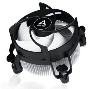 arctic alpine 17 - intel cpu cooler, 92 mm pwm fan, radial heatsink, top blower, intel lga 1700, 4-pin connector, 100-2000 rpm