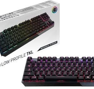 MSI Vigor GK50 Low Profile TKL JP USB Gaming Keyboard Numeric Keypadless KB595 Black