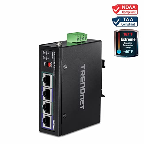 TRENDnet 95W 2-Port Industrial 2.5G PoE++ Injector, Supports PoE IEEE 802.3af, PoE+ IEEE 802.3at, and PoE++ IEEE 802.3bt, Not Compatible with Passive PoE Devices, Black, TI-IG290