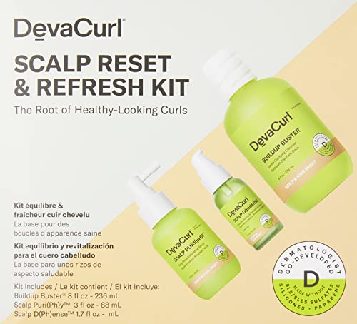 DevaCurl Scalp Reset & Refresh Kit, 3 ct.