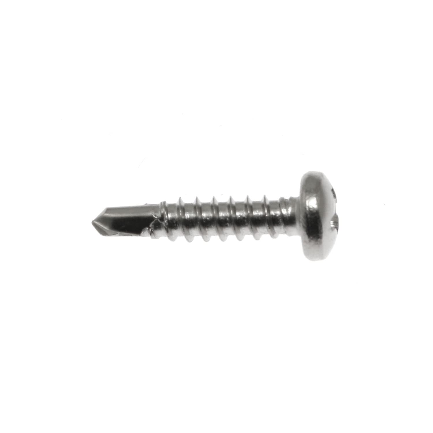 Maxmoral 50PCS 304 Stainless Screws, Self Tapping Screws, 6 x 5/8'' Pan Head Screws, Pan Head Self Drilling Screws, Self-Tapping Sheet Metal Tek Screws