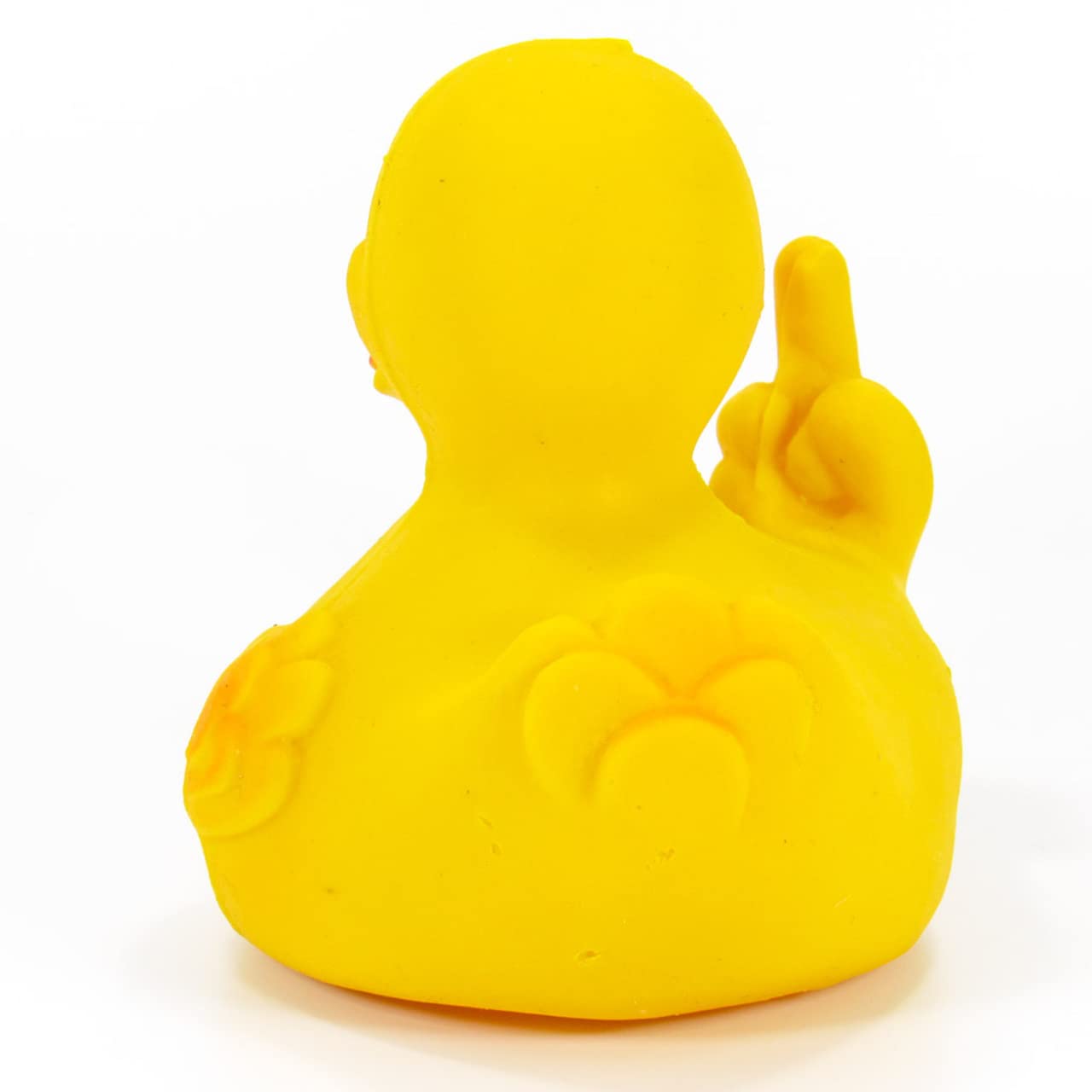 The Expressive Finger Rubber Duck Bath Toy by Lanco | Squeaker | All Natural, Biodegradable, Organic | Collect Them All