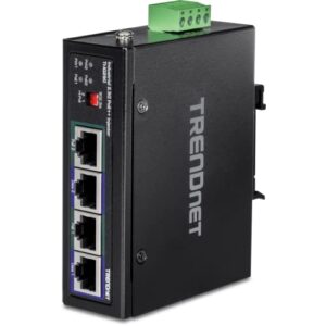 trendnet 95w 2-port industrial 2.5g poe++ injector, supports poe ieee 802.3af, poe+ ieee 802.3at, and poe++ ieee 802.3bt, not compatible with passive poe devices, black, ti-ig290