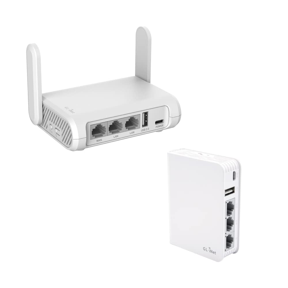 GL.iNet GL-AR750 (Creta) Travel AC VPN Router & GL.iNet GL-SFT1200 (Opal) Secure Travel WiFi Router