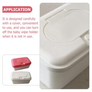 Baby Wipes Dispenser Portable Refillable: 2pcs Toddler Wipe Holder Baby Wipes Container Reusable Wipes Case Baby Travel Box Random Color