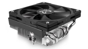 scythe big shuriken 3 rev.b cpu air cooler, 120mm low profile (67mm tall), intel lga1700, lga1151, amd am5/am4/ryzen