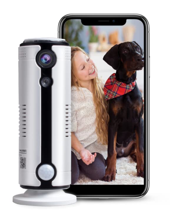 PjxerdQ 3G and WiFi IP Surveillance Camera High Resolution 720p HD Indoor Camera with Night Vision, Sound Detection, Motion Sensor, Bidirectional Audio for Baby Pet Children with App