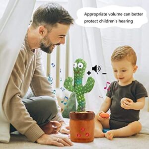 FATIRO Dancing Cactus Toys, [Upgraded] Talking Cactus Toy, Can Twist Body Imitate Speech Sing English Songs Repeat What You Say, Dancing Cactus Toy with Lighting, Funny Creative Kids Toy