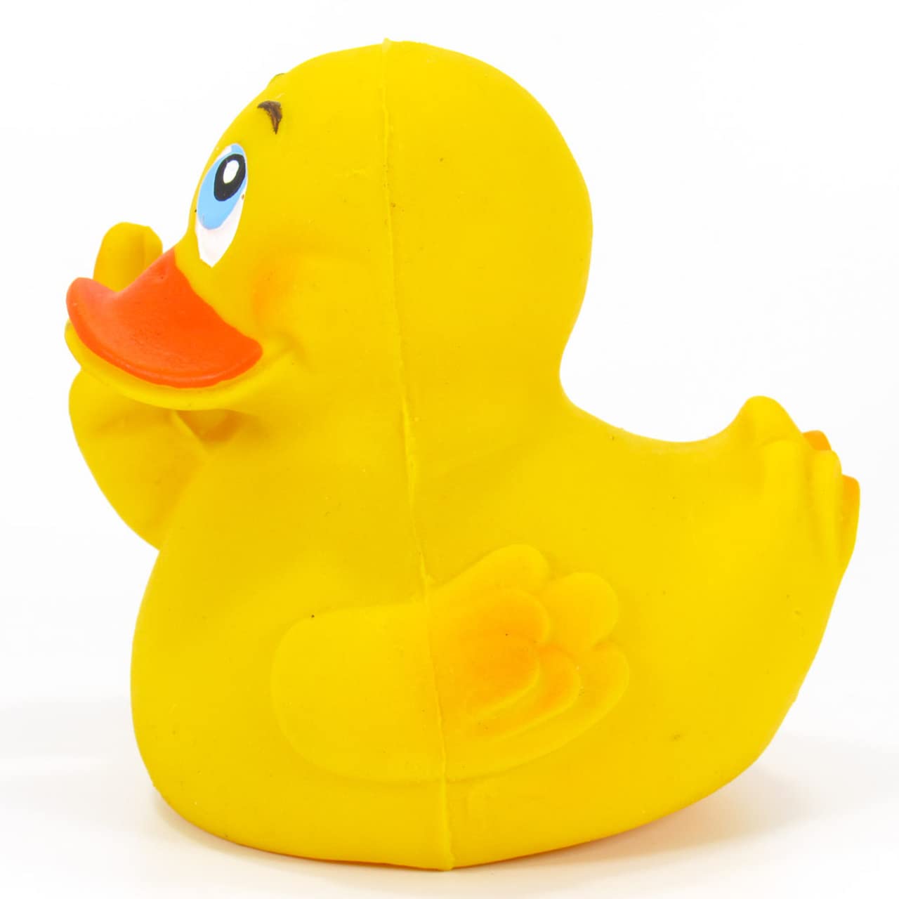 The Expressive Finger Rubber Duck Bath Toy by Lanco | Squeaker | All Natural, Biodegradable, Organic | Collect Them All