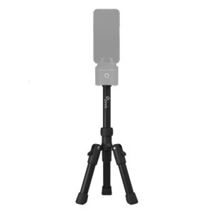 pivo tripod mini 14-inch smartphone and camera extendable compact lightweight aluminum stand with universal 1/4" thread for action camera, dslr & pivo pods